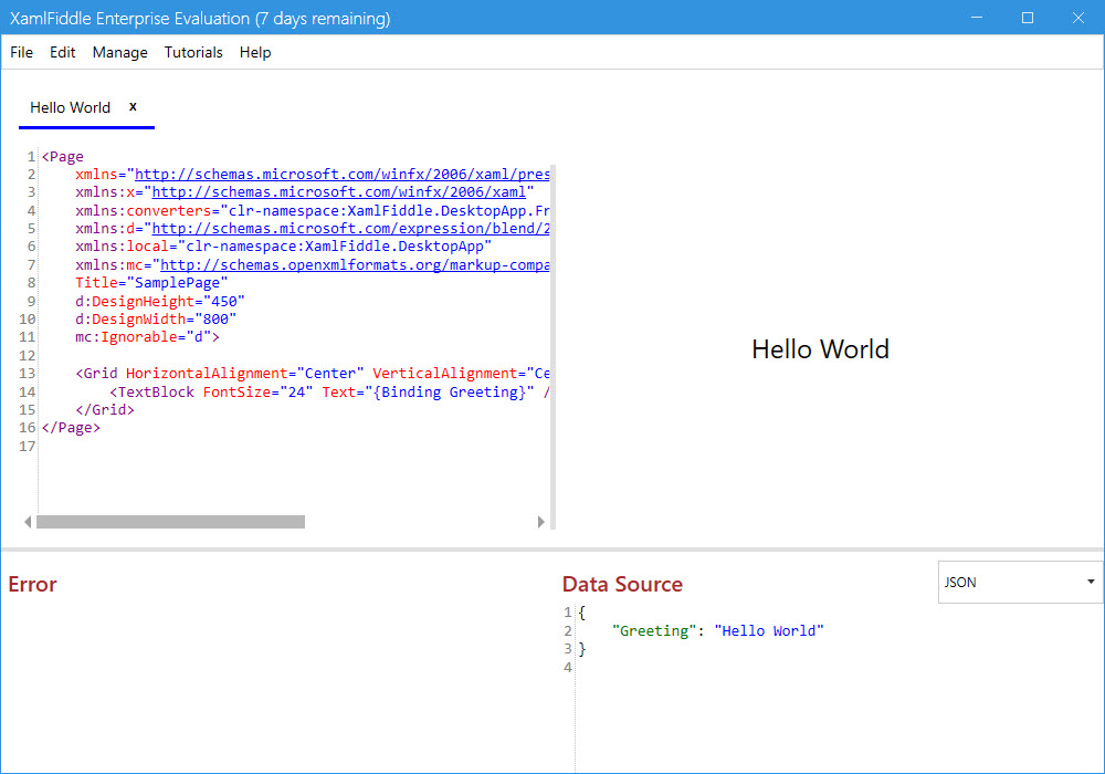 XamlFiddle - A powerful yet lightweight XAML editor.